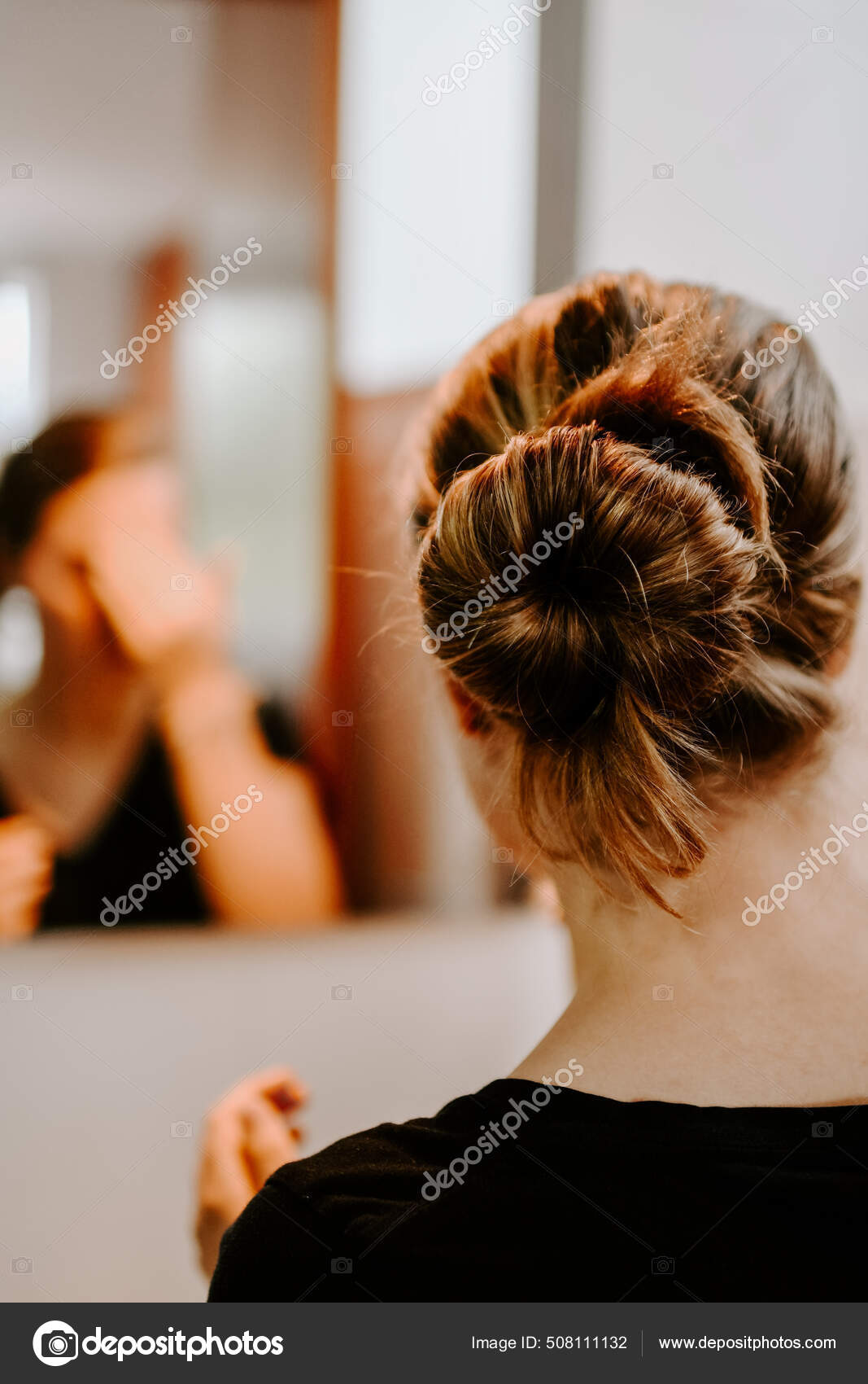 Messy Updos Back View