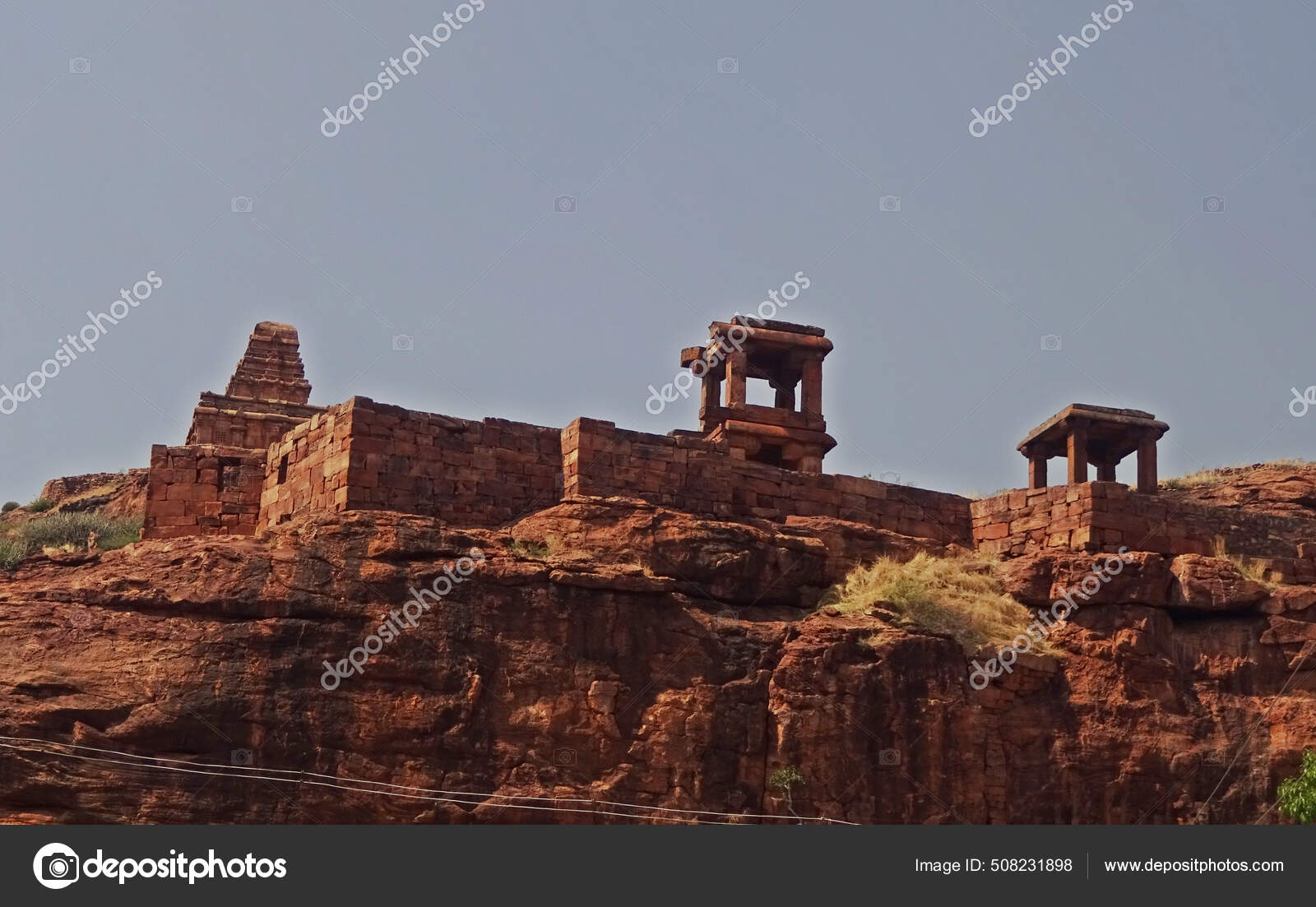 Los Templos Cueva Badami Son Complejo Templos Hindúes Cueva Jain — Foto ...