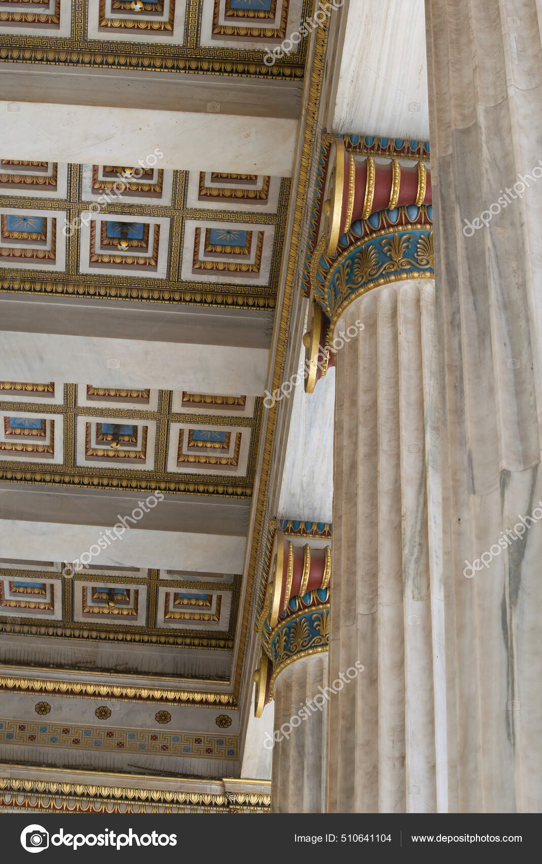 Magnificent Columns Ionic Style Elements Neoclassical Architecture ...