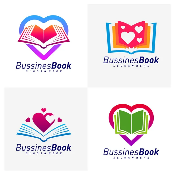 Smart Book Logo Design Vector Colorful Book Logo Design Template Stock ...