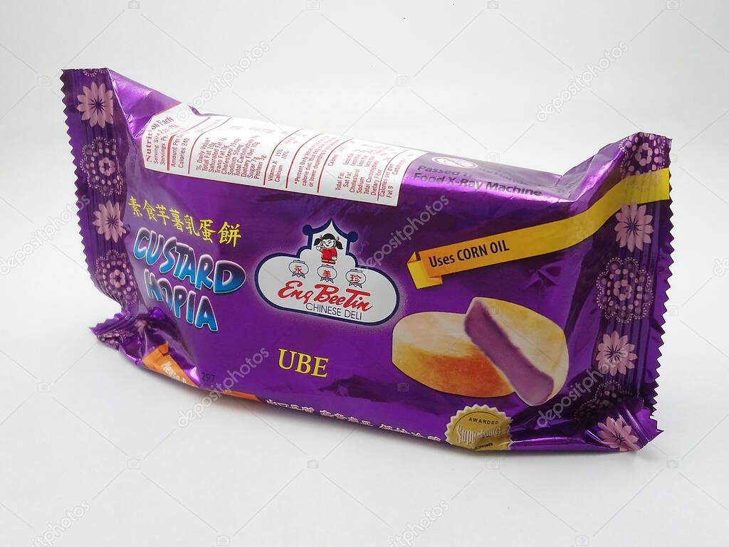 MANILA, PH - OCT 27 - Eng bee tin ube custard hopia on octubre 27, 2020 ...