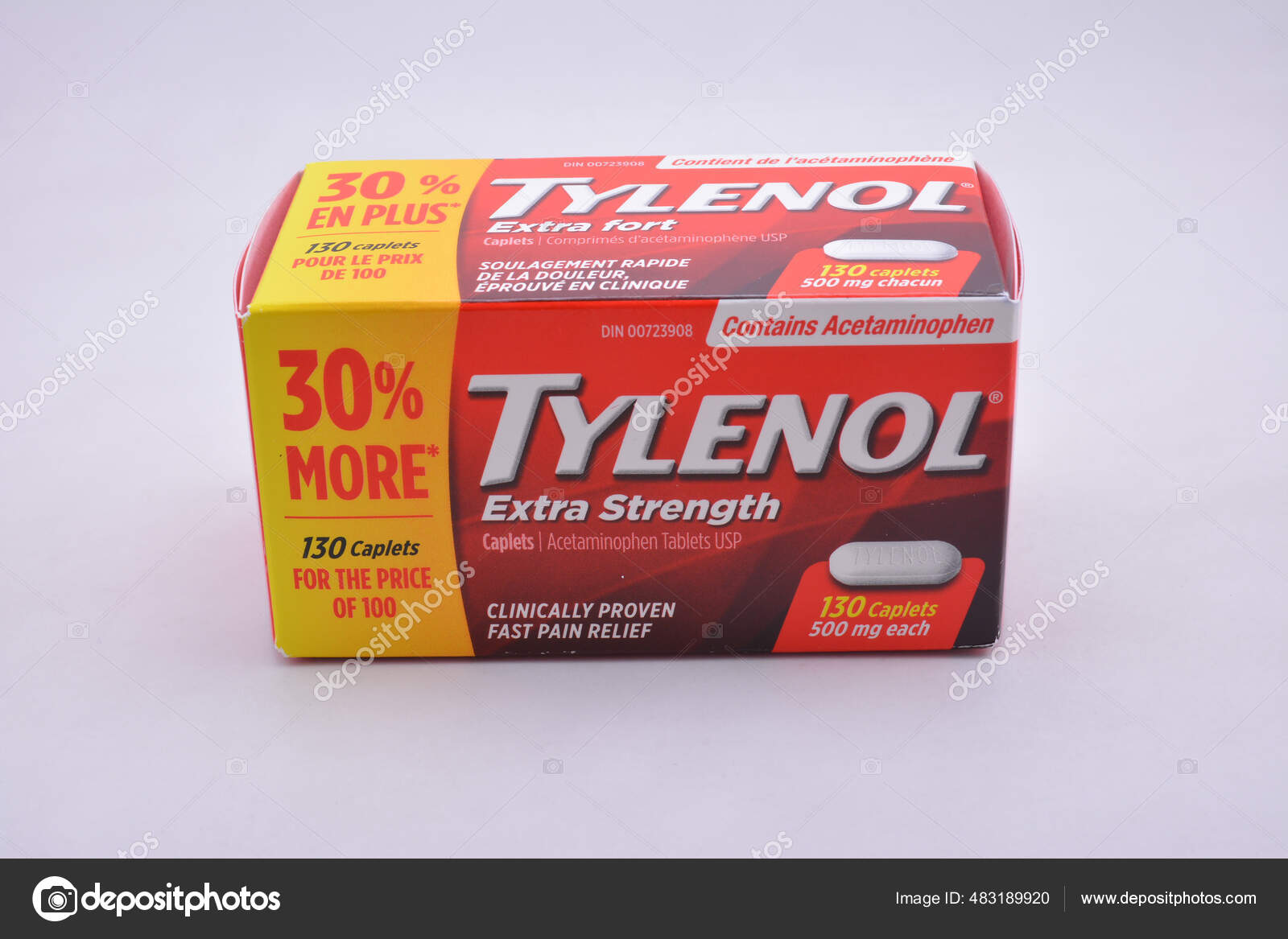 Manila July Tylenol Extra Strength Pain Relief July 2021 Manila — Stock ...