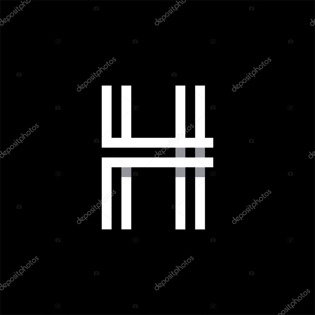Capital letter H logo Stock Vector Image by ©PGMart #101090424