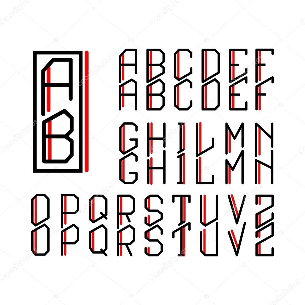 Art Deco Monogram Font