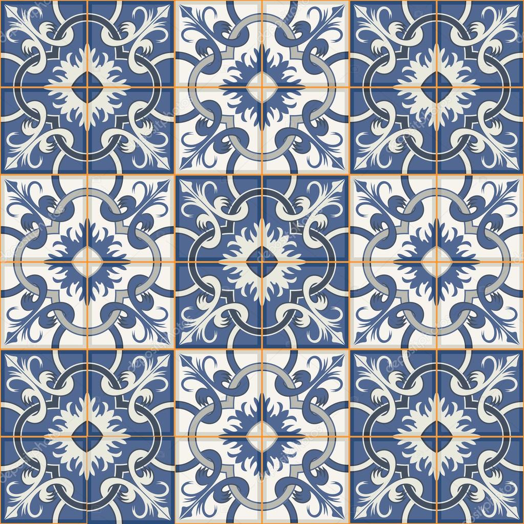 Gorgeous seamless pattern from Moroccan tiles Stock Vector by ©PGMart ...