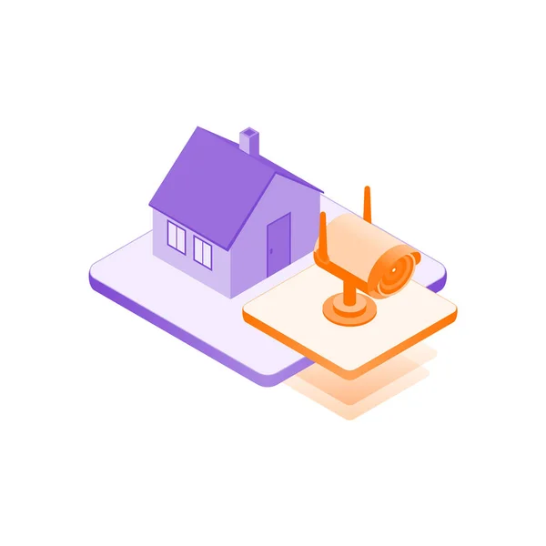 Smart surveillance camera Vector Art Stock Images | Depositphotos