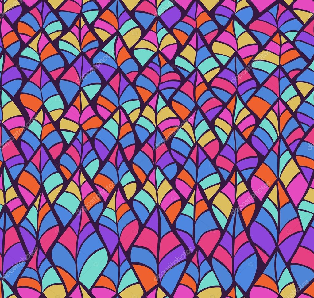 Abstract Sketched Colorful Seamless Background Pattern — Free Stock ...