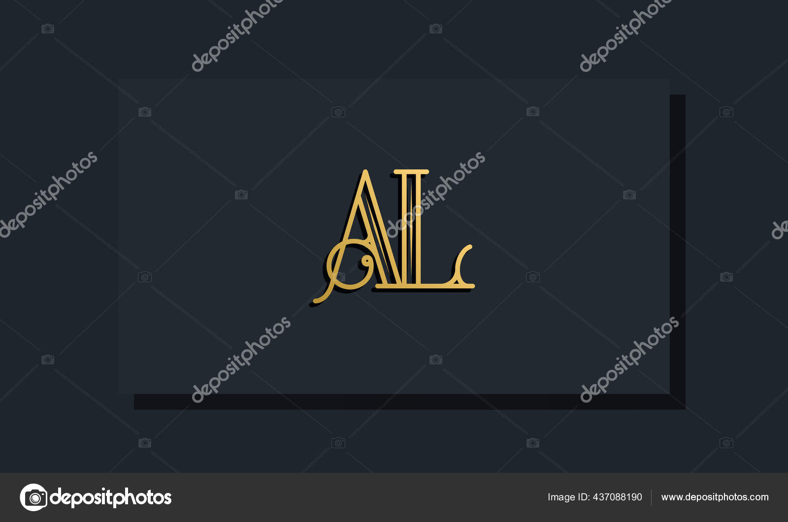 Minimal Inline Style Initial Logo Logo Incorporate Modern Typeface ...