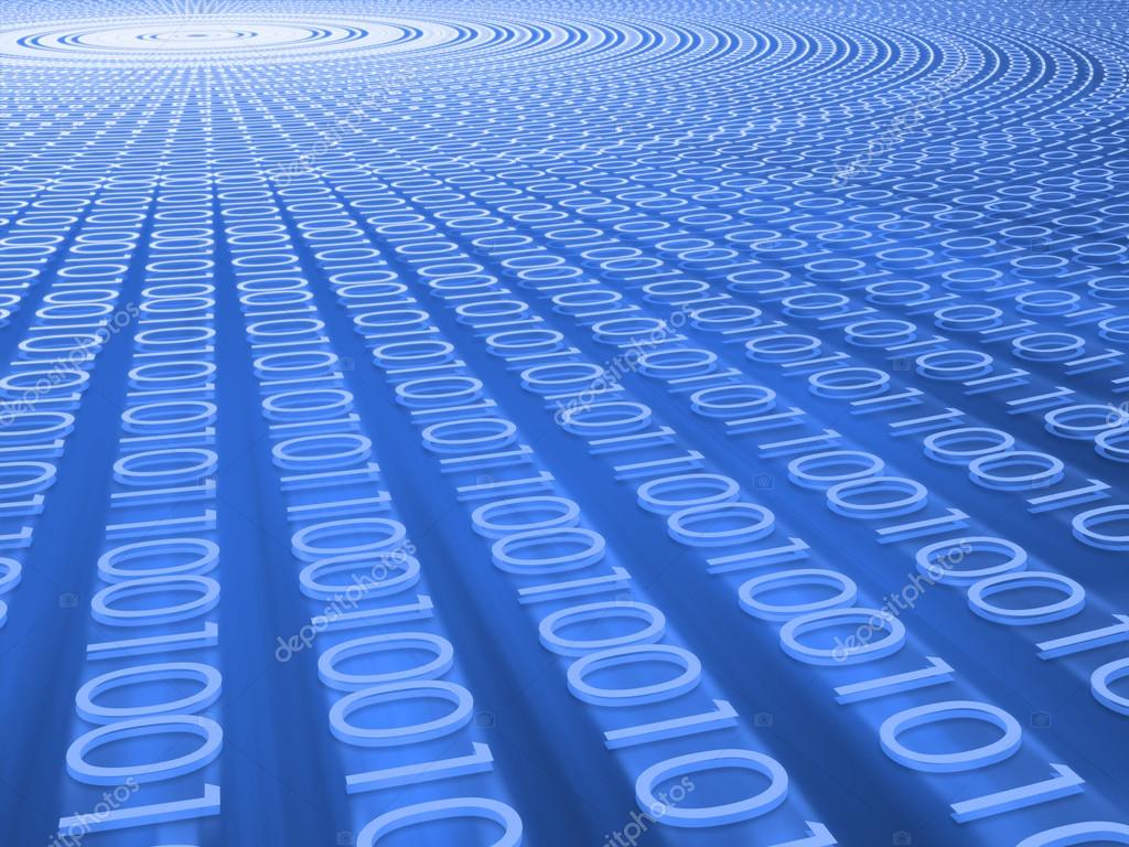 Explosion of binary numbers Stock Photo by ©ktsdesign 63112301
