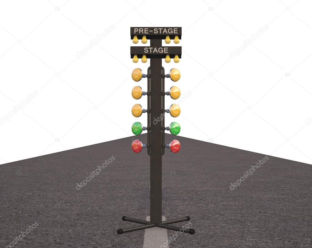 Traffic lights on racetrack — Stock Photo © ktsdesign #63170407