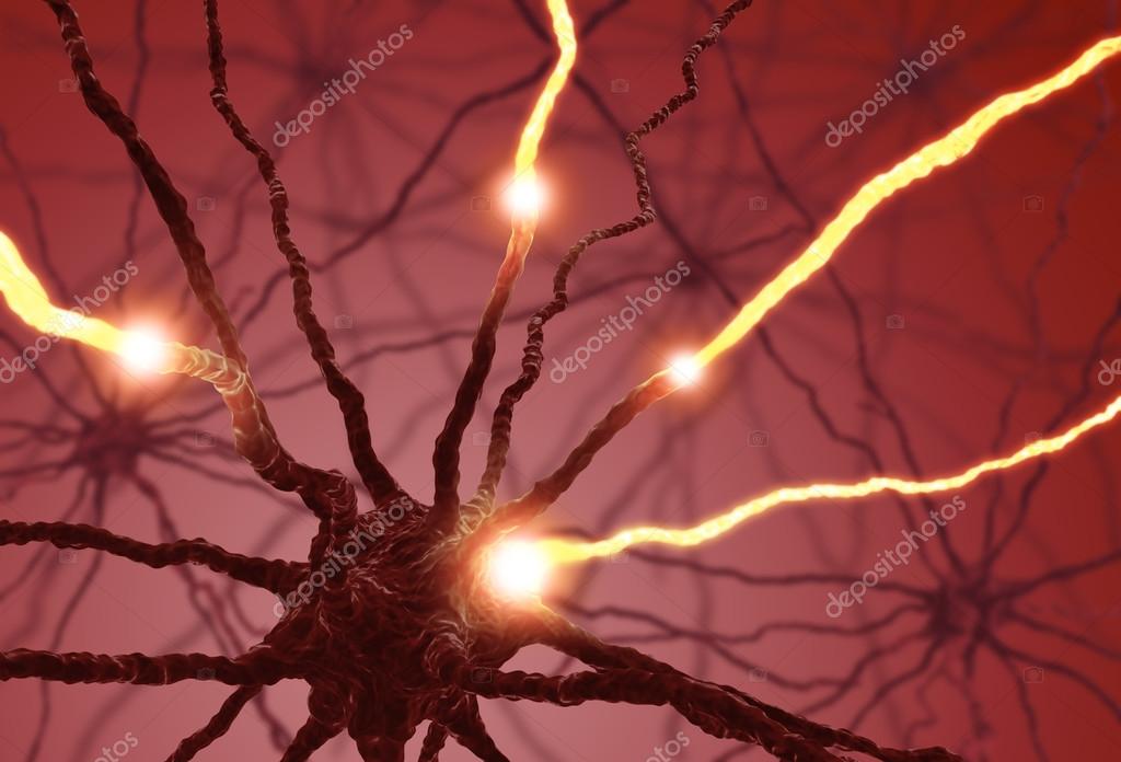 Nerve Cell Pulse — Stock Photo © ktsdesign #63205733