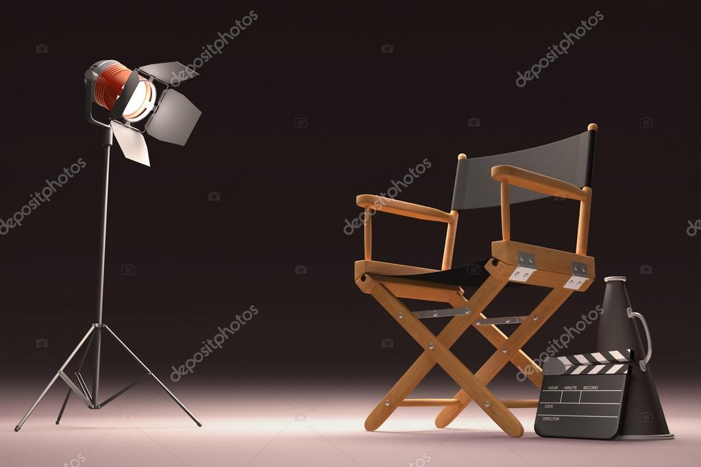 Lighting The Director chair Stock Photo by ©ktsdesign 63253879