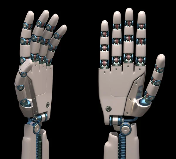 Robotic hands like human skeleton Stock Photo by ©ktsdesign 63349447