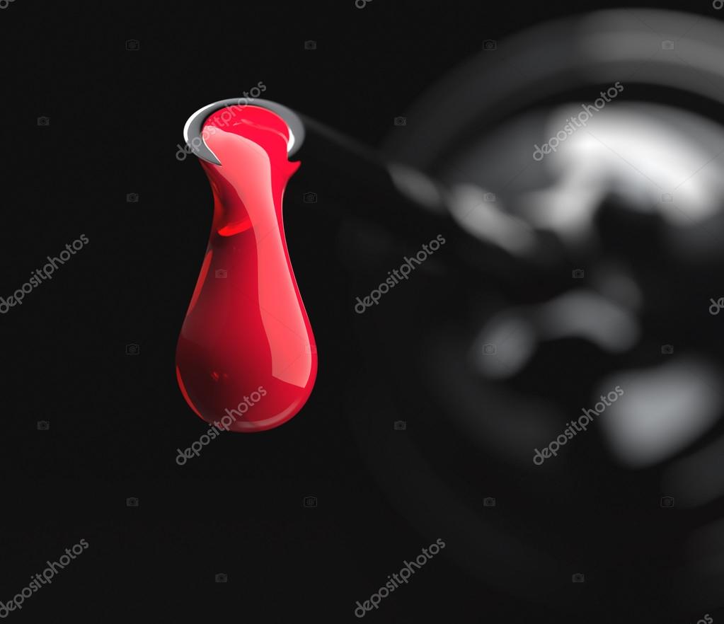 Blood leaking from the needle Stock Photo by ©ktsdesign 73315217