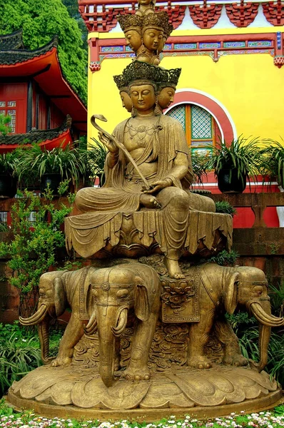 Emeishan, China: Buddha State at Wan Nian Temple - Stock Image - Everypixel
