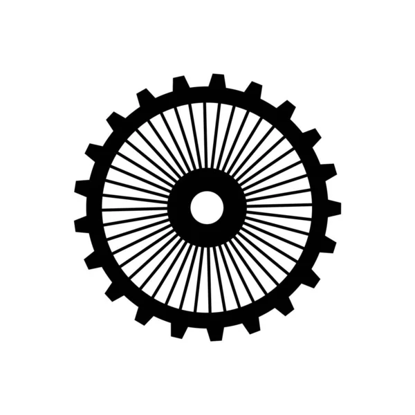 Cog Wheel Vector Logo Design Gear Concept Emblem Isolated White Stock ...