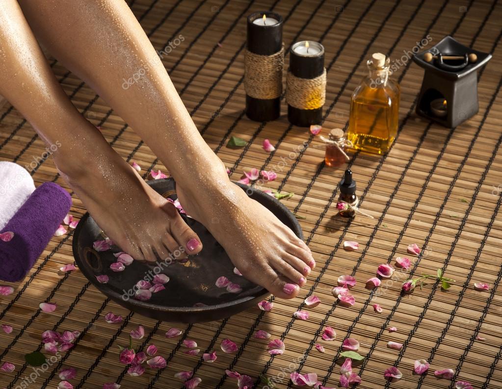 Foot Spa Treatment — Stock Photo © NikiLitov #86251506