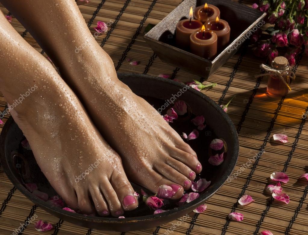 Foot Spa Treatment Stock Photo by ©NikiLitov 86251574