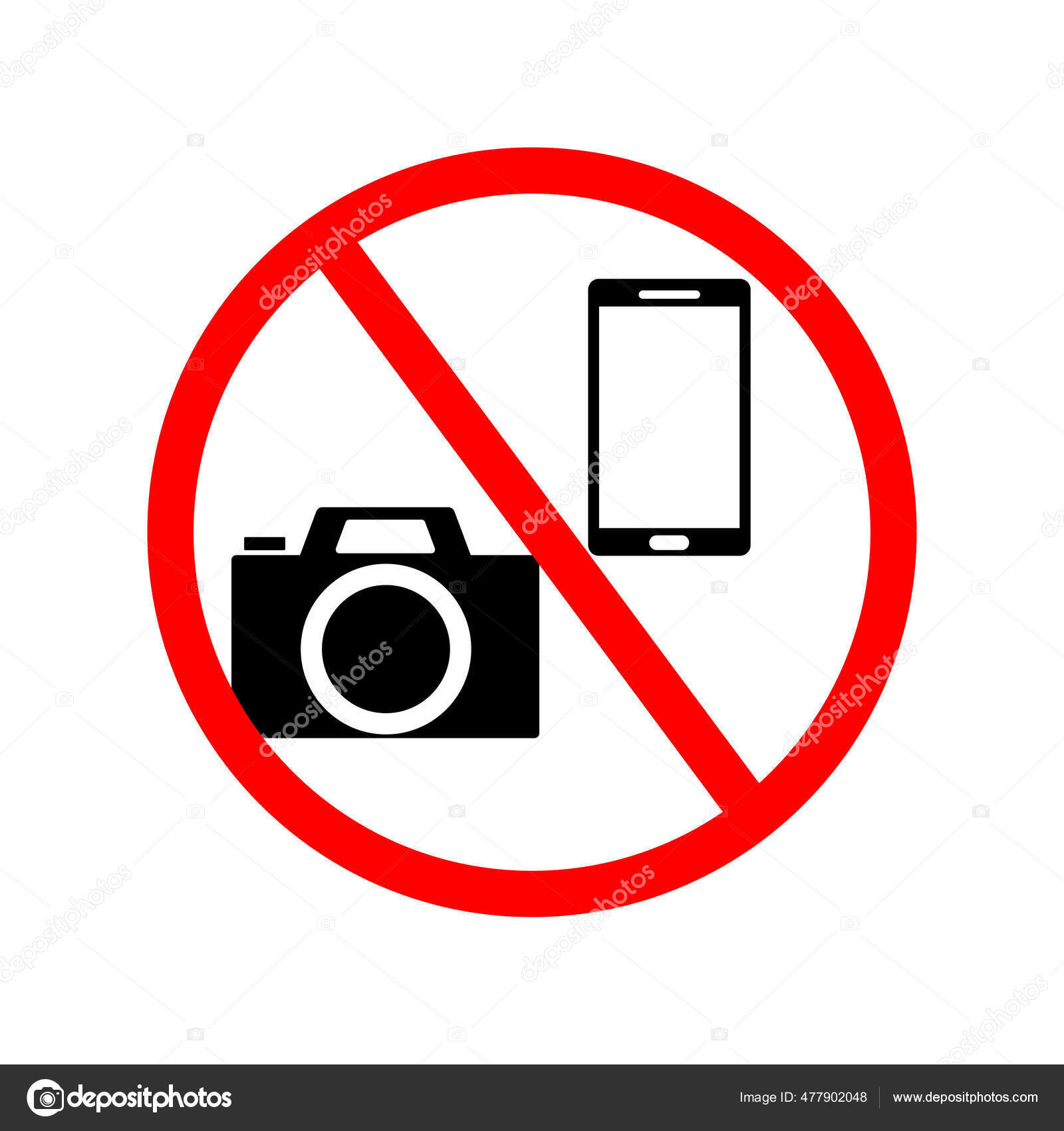 Phone Camera Sign White Background Stock Photo by ©meredesign 477902048