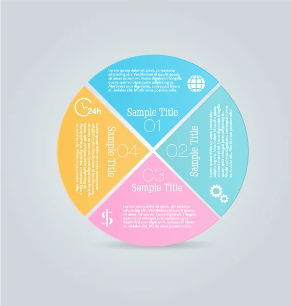 Loop geometric infographics — Stock Vector © Marylia #63915489