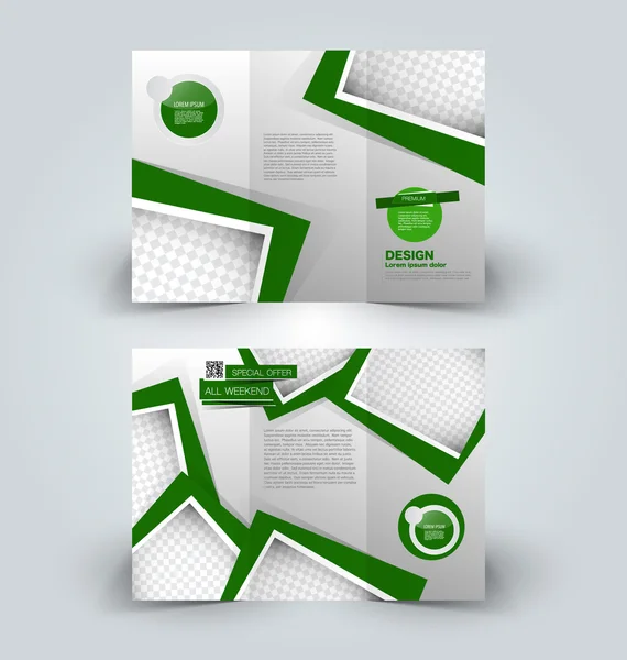 Folleto de tr ptico maqueta de plantilla de dise o 2024