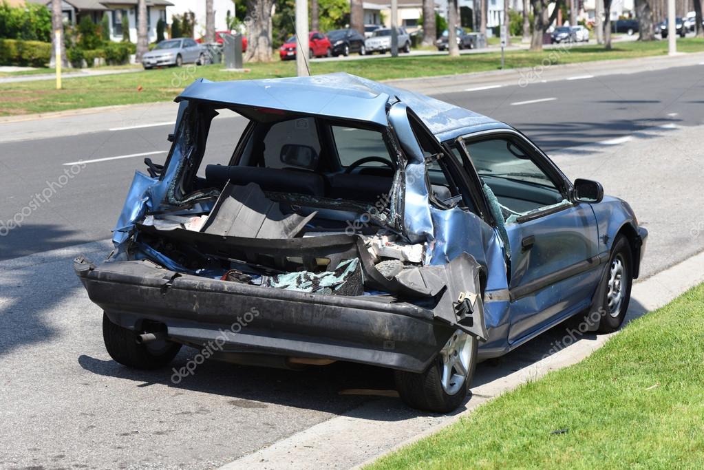 Car crash collision accident on an city road — Stock Photo © chones ...