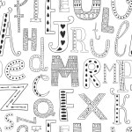 Continuous letters pattern Stock Vector Image by ©TatianaMakh #68026915