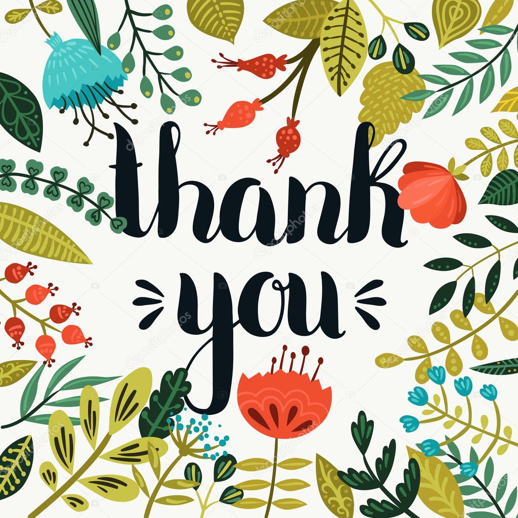 Thank you card Stock Vector Image by ©tatishdesign #84521838