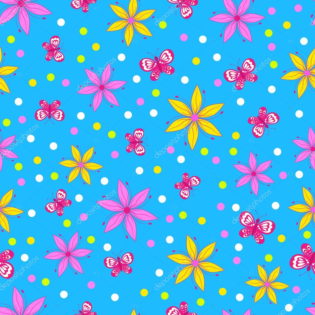Cute butterfly seamless,pattern Stock Vector by ©iris828 67143669