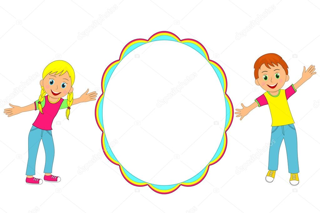 Children frame. — Stock Vector © iris828 #79023120