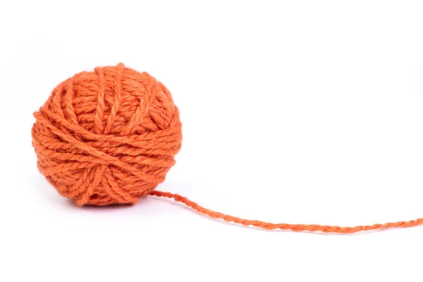 Orange wool yarn — Stock Photo © ctvvelve #103714794