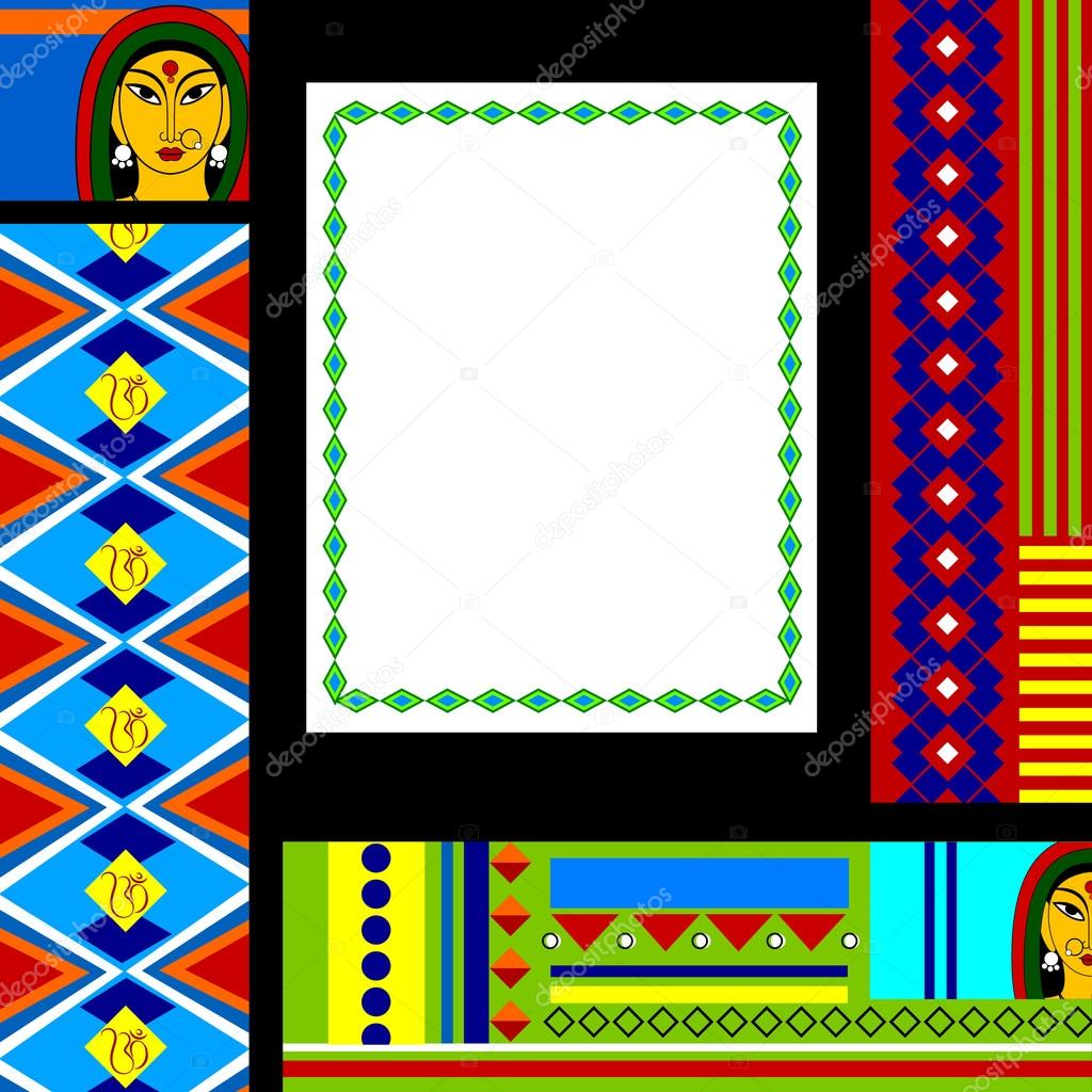 Indian Art background Stock Vector Image by ©snapgalleria #107630404