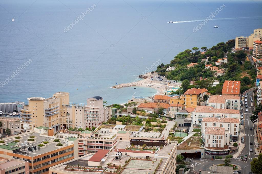 Monaco Principauté de Montecarlo vue aérienne paysage urbain image ...