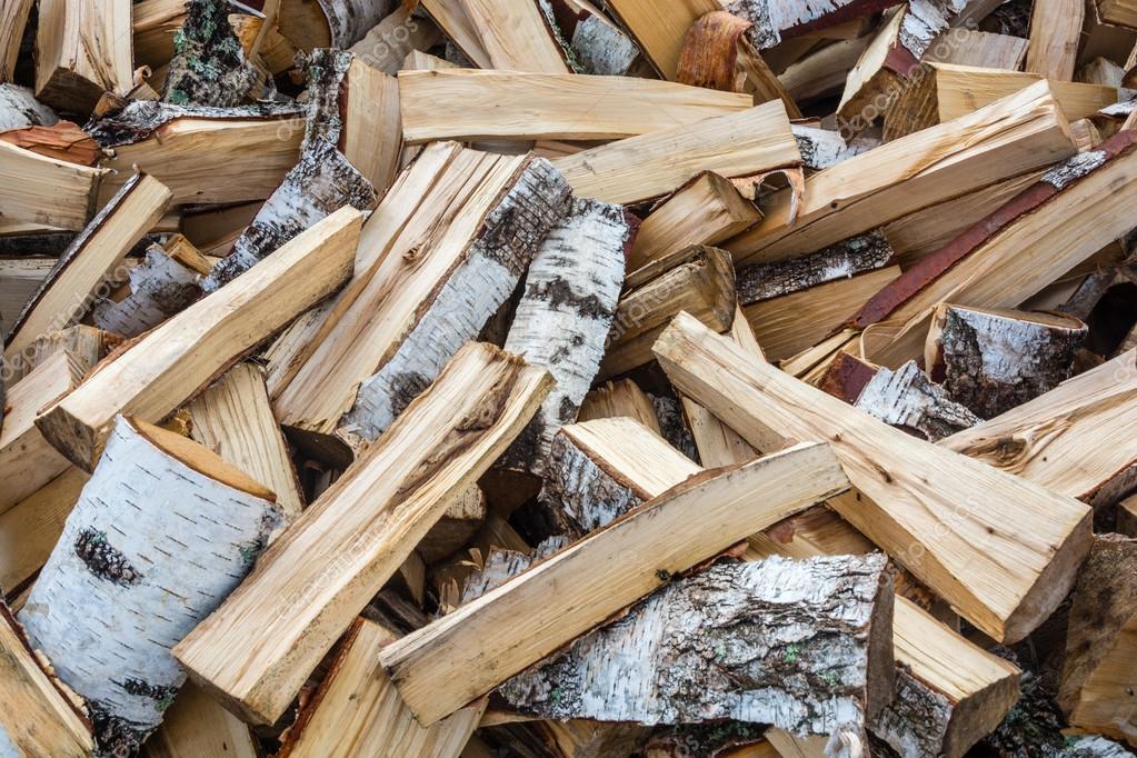Split birch firewood. — Stock Photo © svn48 #53341551 Split birch firewood. — Stock Photo © svn48 #53341551