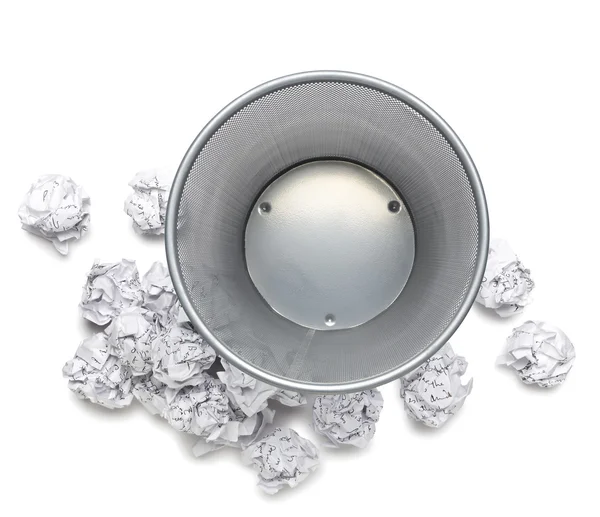 Crumpled empty blank can. Crushed junk, garbage can recycle, Realistic ...