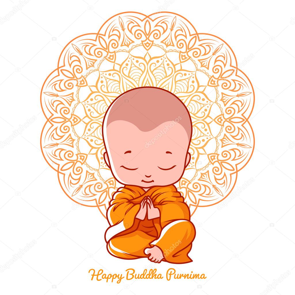 Greeting card for Buddha birthday. — Stock Vector © yavi #106006096