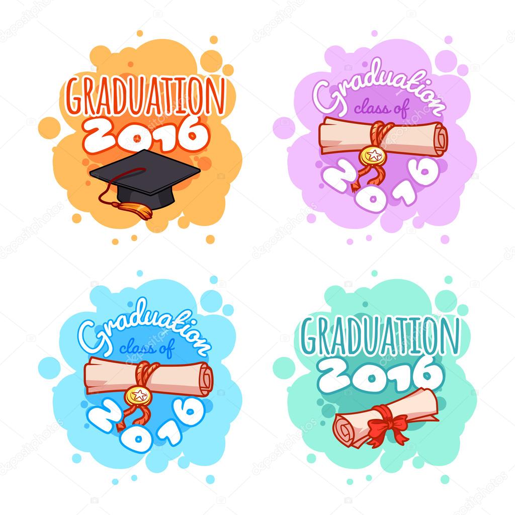 2016 Graduation Clip Art Cartoon