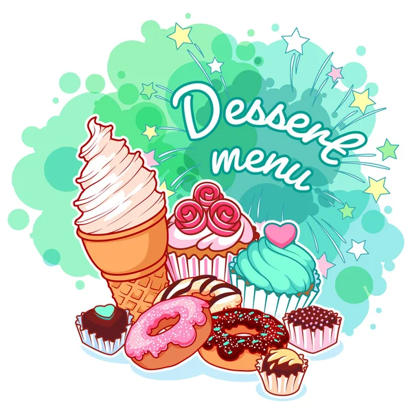 Kids Menu for different desserts. Stock Vector Image by ©yavi #97639626