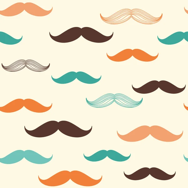Mustache seamless background — Stock Vector © mooo #73348069