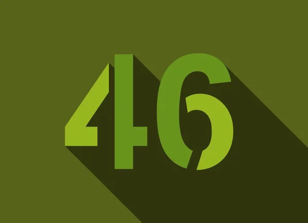 Number 46 Vector Art Stock Images | Depositphotos