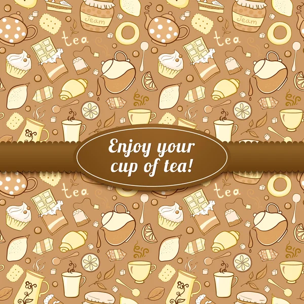 100,000 Tea card background Vector Images | Depositphotos