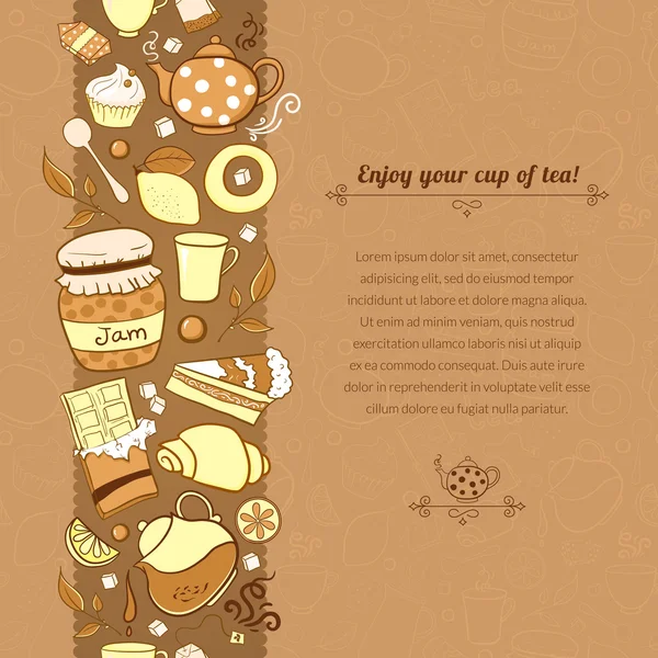 100,000 Tea card background Vector Images | Depositphotos