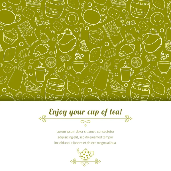 100,000 Tea card background Vector Images | Depositphotos