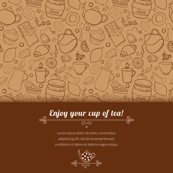 Sweets background pattern Vector Art Stock Images | Depositphotos