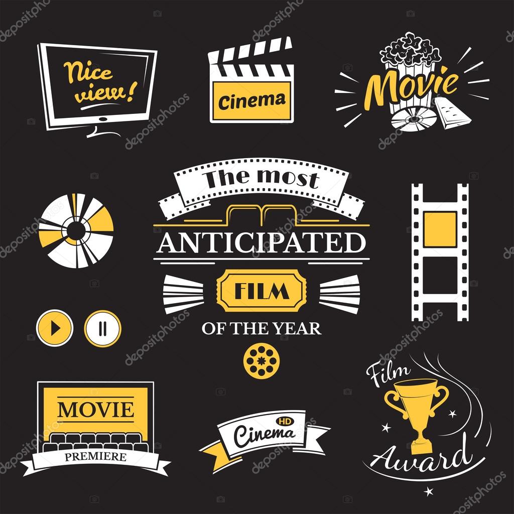 Movie signs set Stock Vector Image by ©meowudesign #82522976