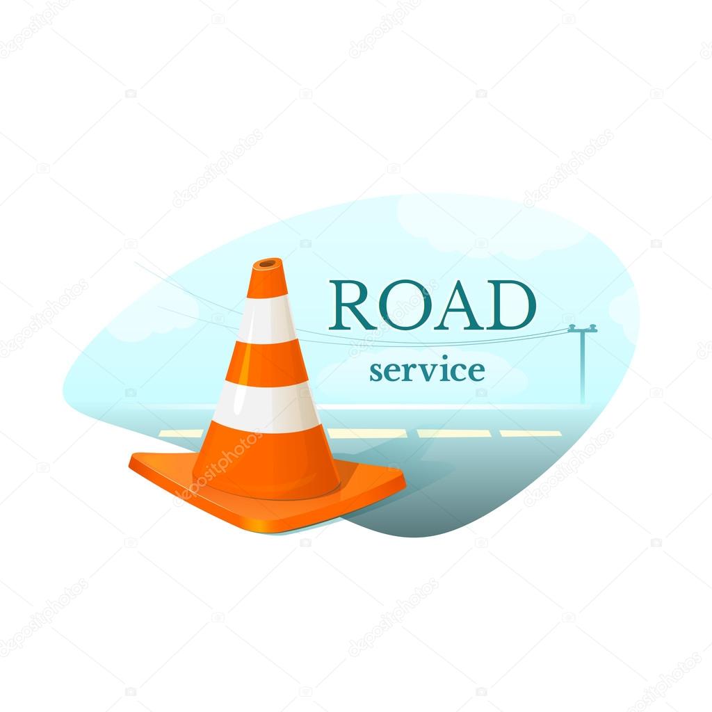 Road Service concept design Stock Illustration by ©meowudesign #93625232