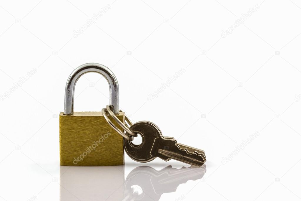 Close up key and lock. — Stock Photo © amnachphoto #55228357