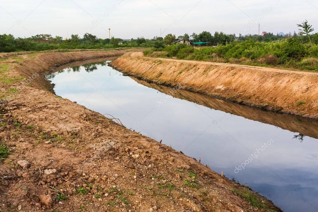 Images: irrigation canals | Irrigation canals. — Stock Photo ...