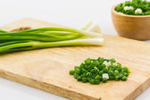 Chopped spring onions - Free Stock Image