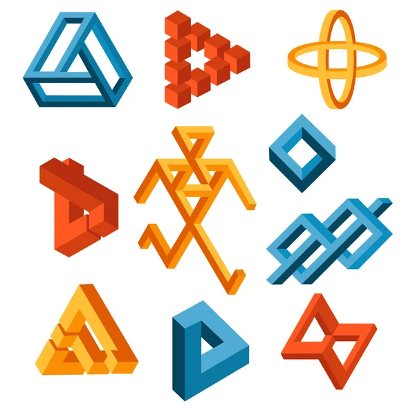 Impossible shapes Vector Art Stock Images | Depositphotos